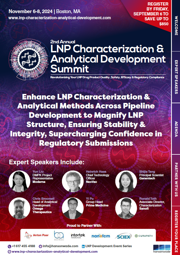 Full Event Guide | 2nd LNP Characterization & Analytical Development Summit